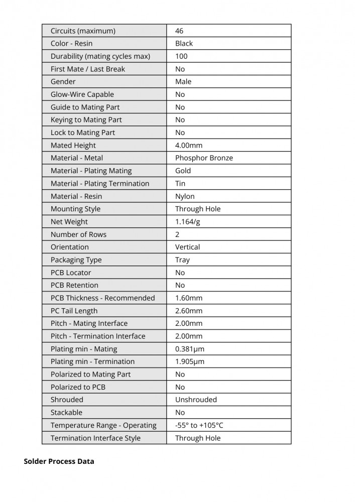 MOLEX 877584616 technical document preview, page 3