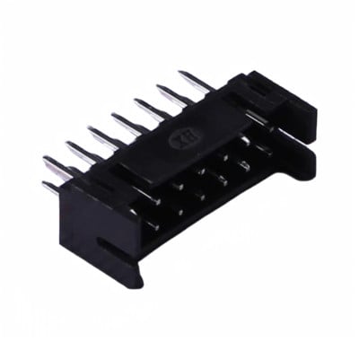 Hongxing HX20012-14WA Black Male Pin Header