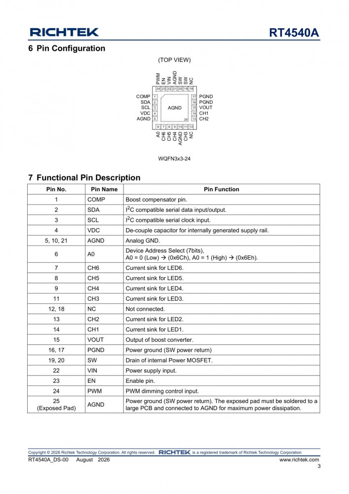 RT4540 technical document page 3
