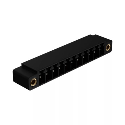 3.50mm Pitch Eurostyle Right-Angle PCB Header, with Threaded Retention Inserts, 11 Circuits for sale