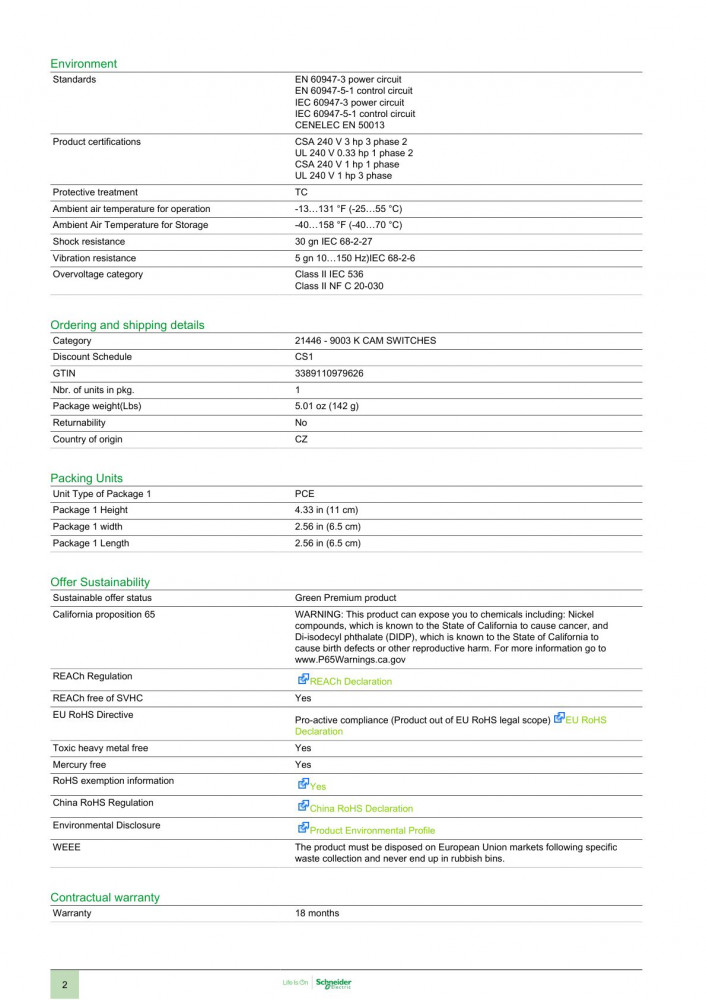 K2B1002HLH technical document page 2