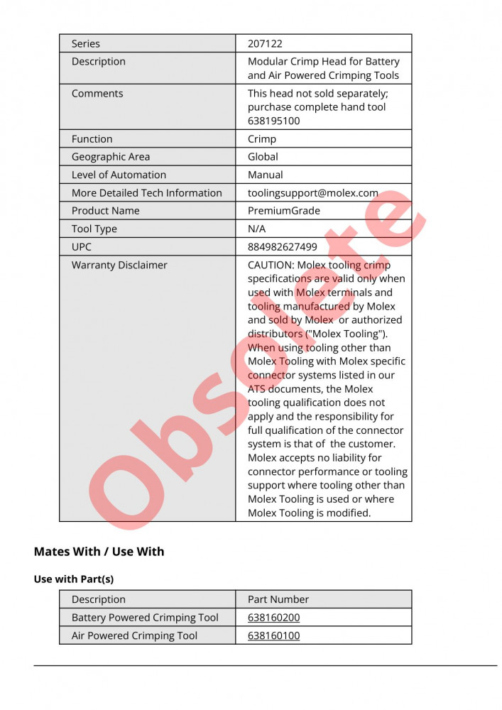 MOLEX 638195170 documentation image 2