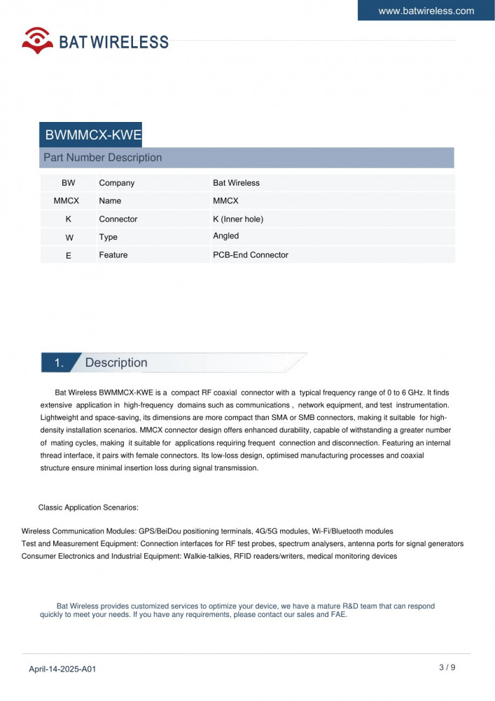 BWMMCX-KWE technical document page 3