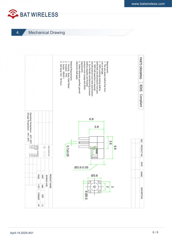 BWMMCX-KWE technical document page 6
