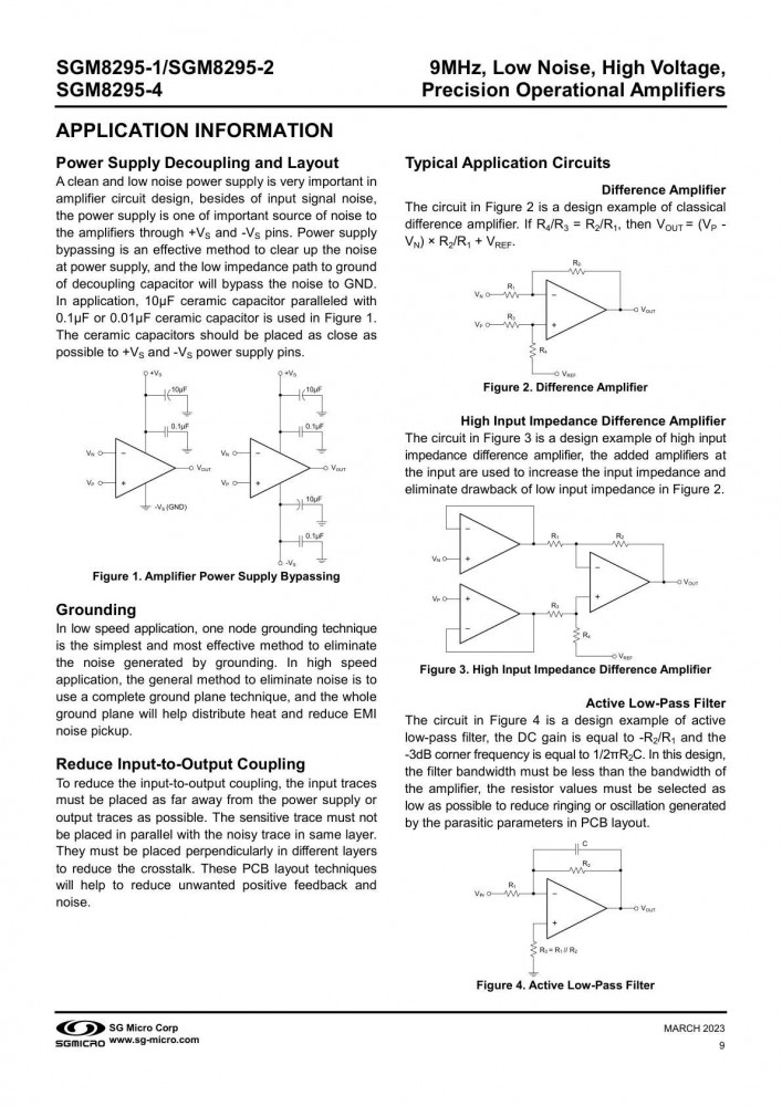 SGM8295-2 datasheet preview, page 9