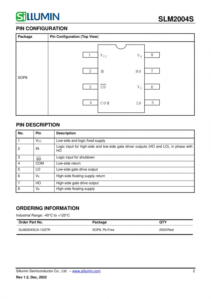 SLM2004S datasheet page 2