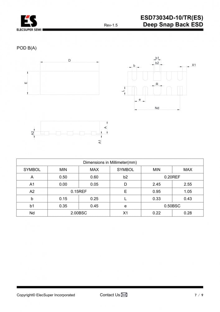 ESD73034D-10/TR(ES) datasheet page 7