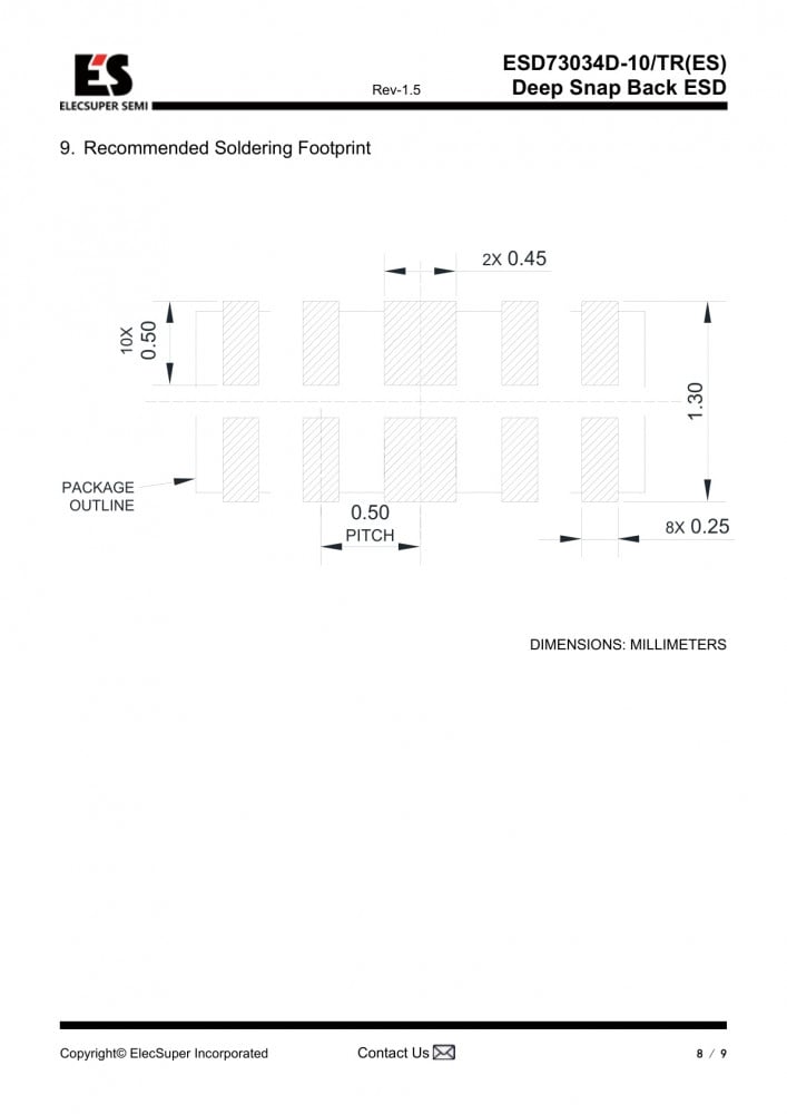 ESD73034D-10/TR(ES) datasheet page 8