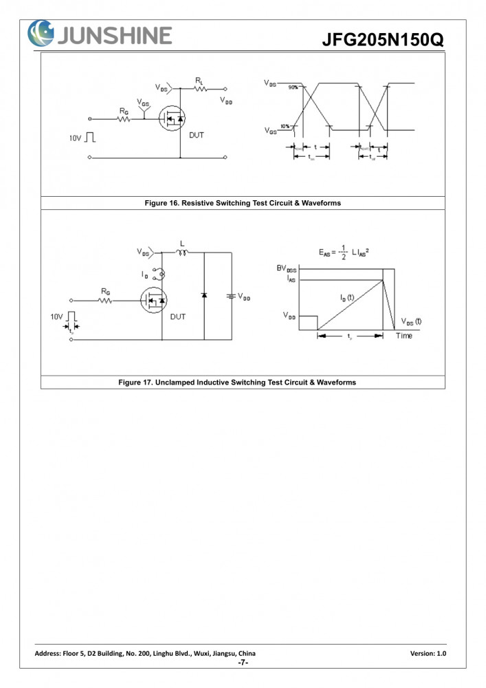 JFG205N150Q datasheet page 7