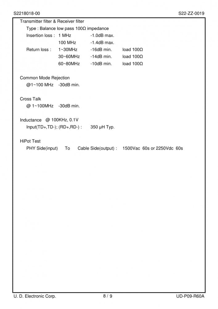 S22-ZZ-0019 technical document page 10
