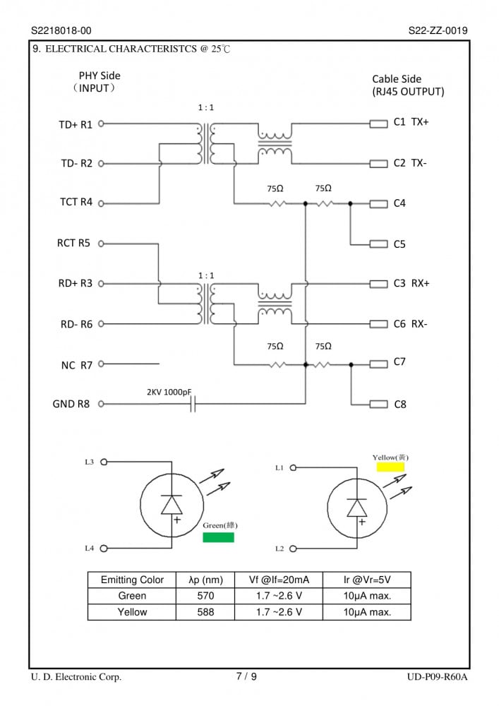 S22-ZZ-0019 technical document page 9