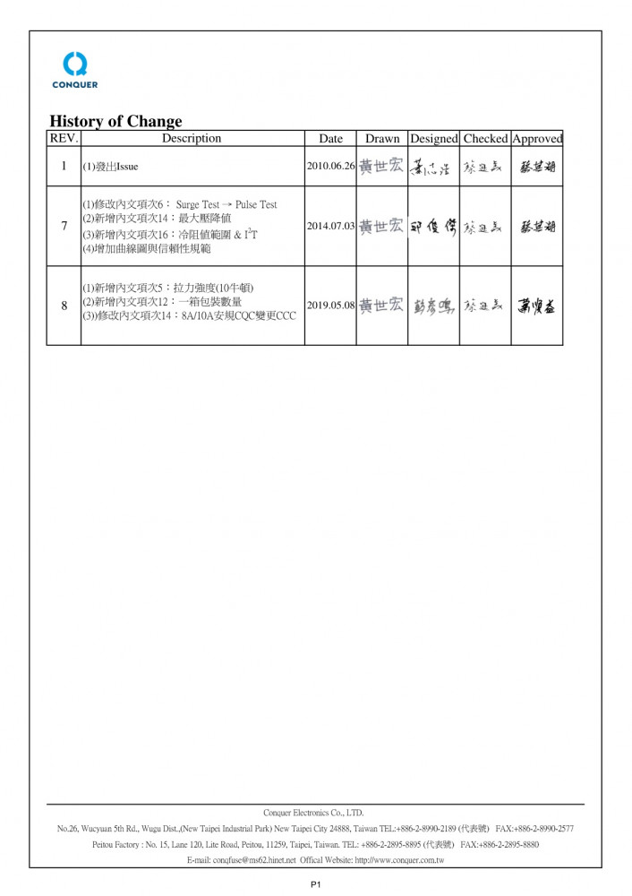 CONQUER UDA UDA-A datasheet page 2