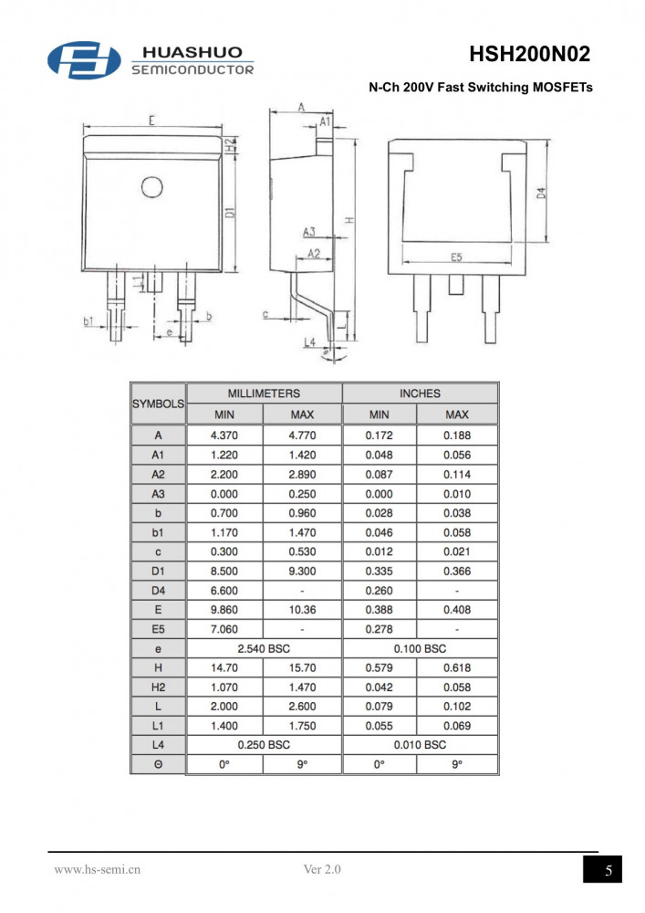 HSH200N02 datasheet page 5