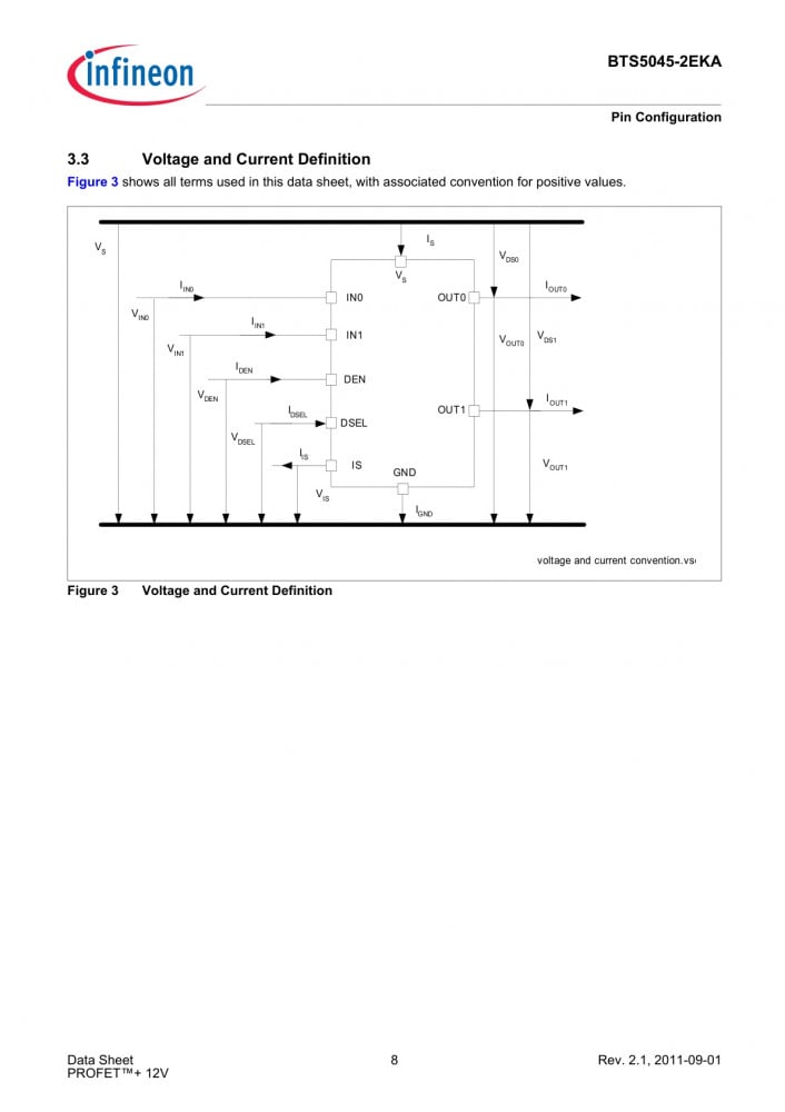 BTS50452EKAXUMA1 datasheet page 8