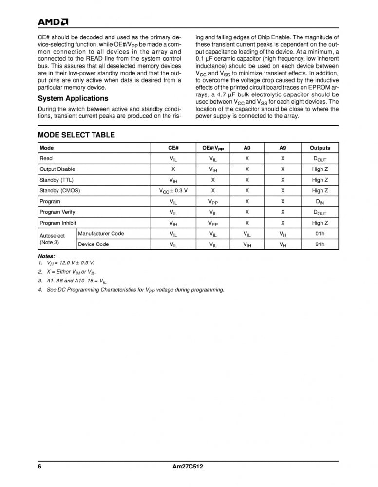 AM27C512 datasheet page 7