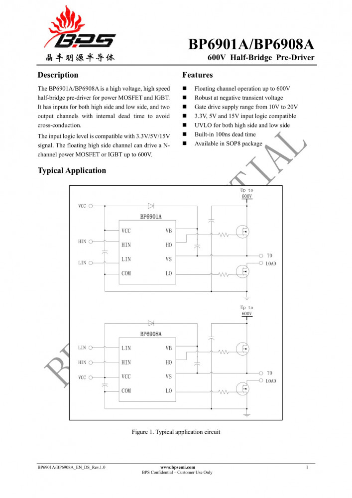 BP6901A document page 1