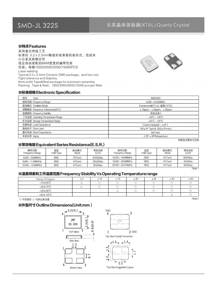 JWT JF4030M00020T8188090 technical document