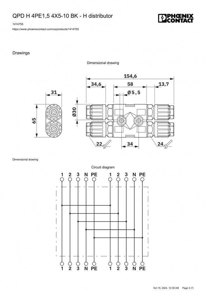Phoenix Contact 1414755 technical document page 4