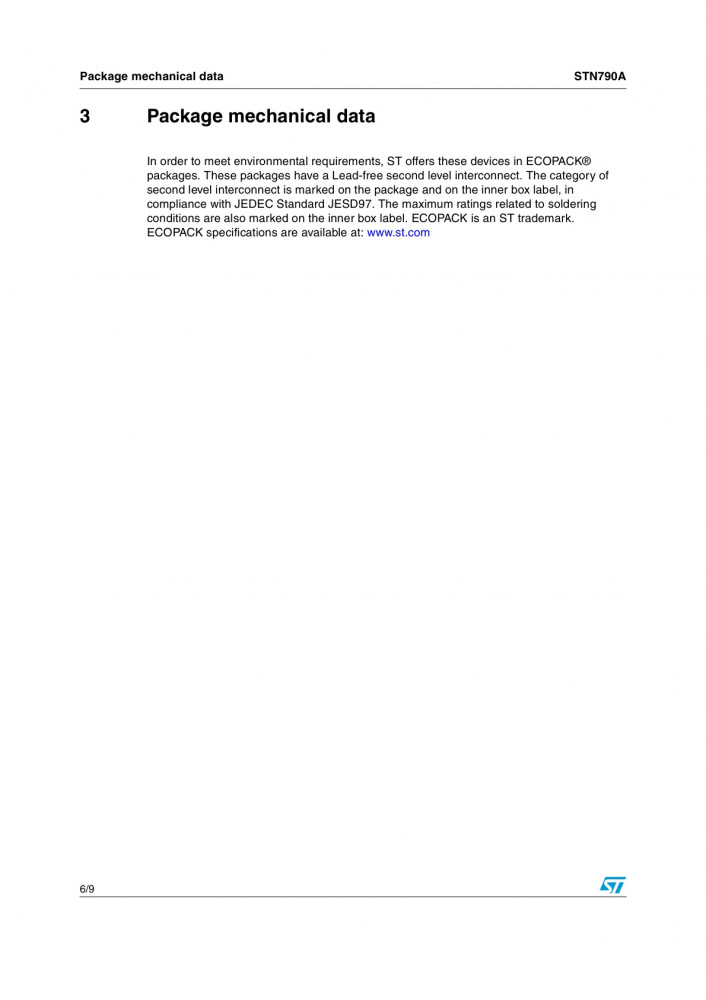 STN790A datasheet page 6