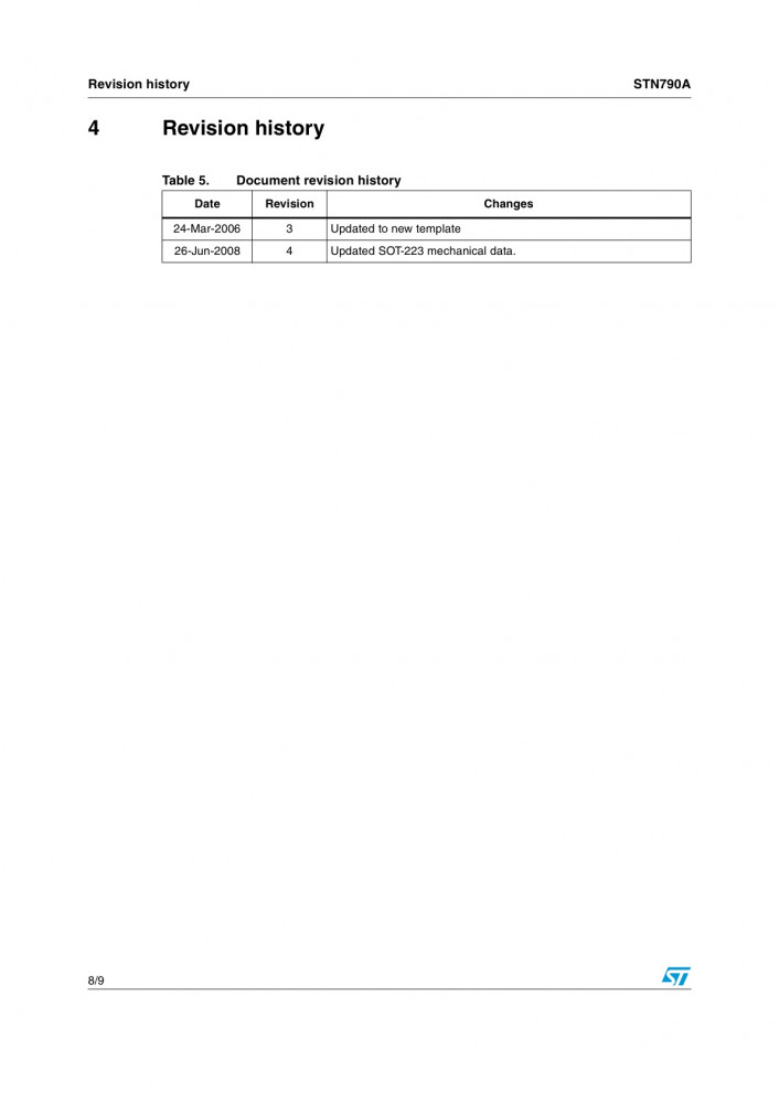 STN790A datasheet page 8