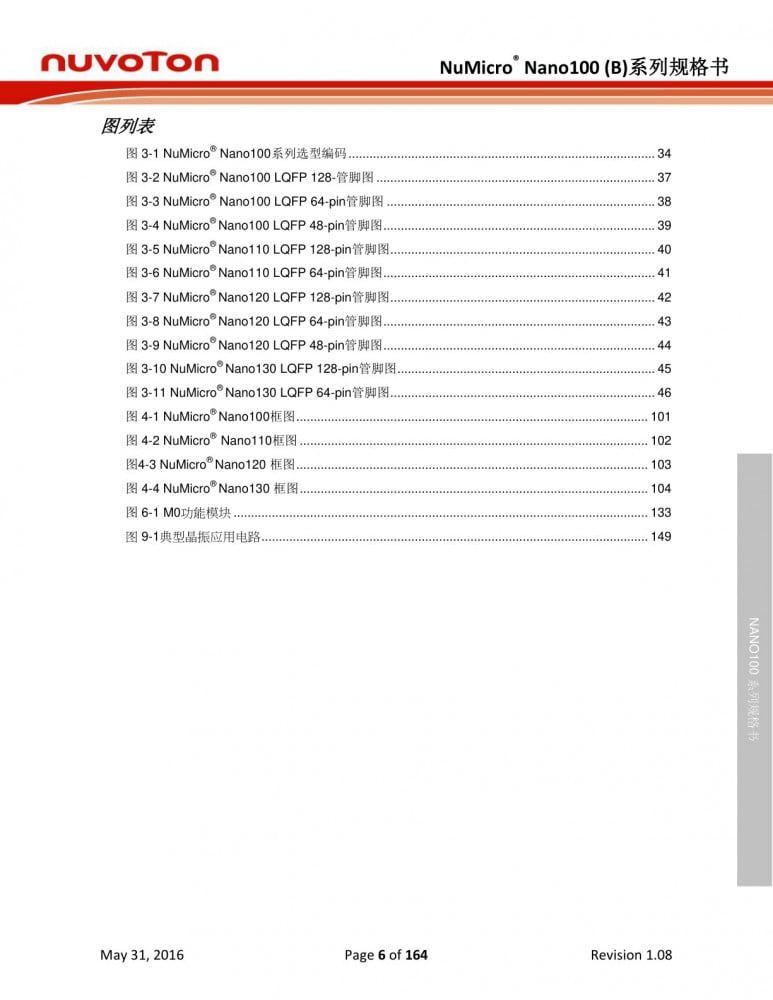 NANO100SE3BN datasheet page 6