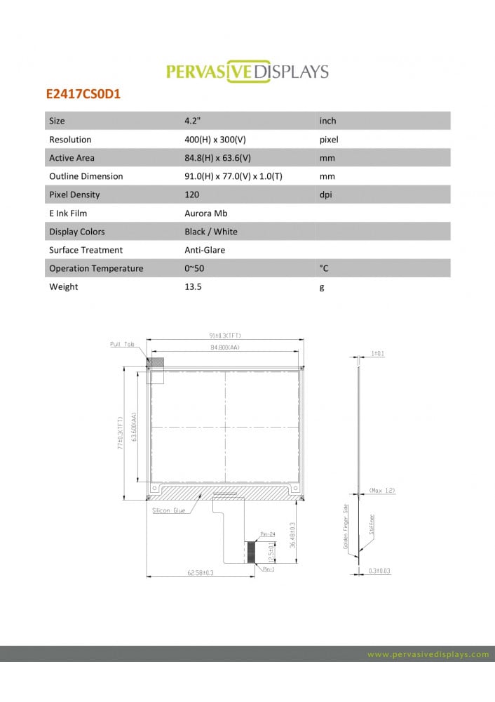 E2417CS0D1 technical document preview