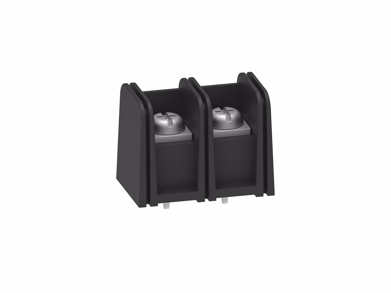 6.35mm Pitch Beau PCB Tri-Barrier Terminal Strip, without Mounting Ends,  300V, 24 Circuits