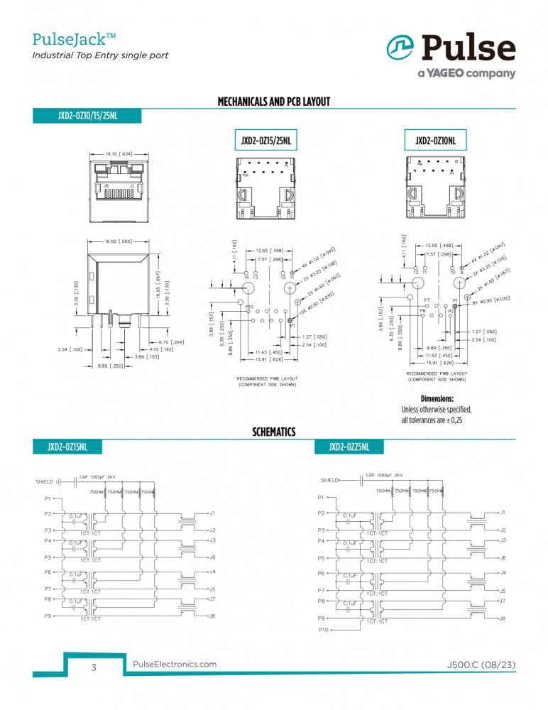 PULSE JXD2-0Z10NL documentation page 3