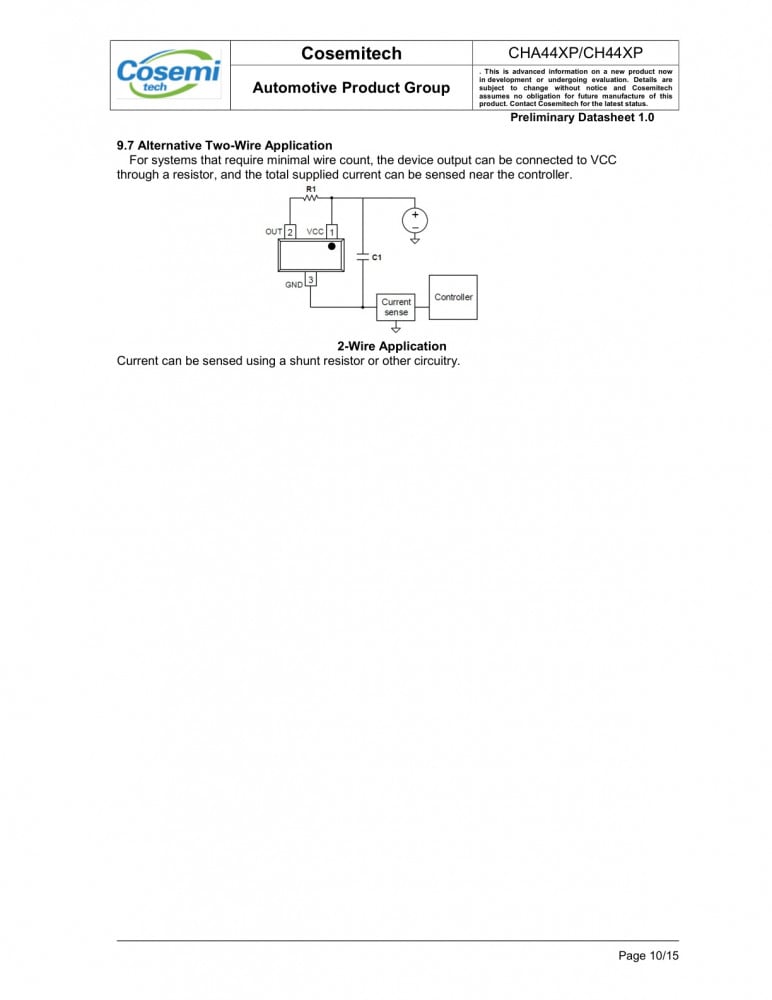CH441PSR datasheet page 10