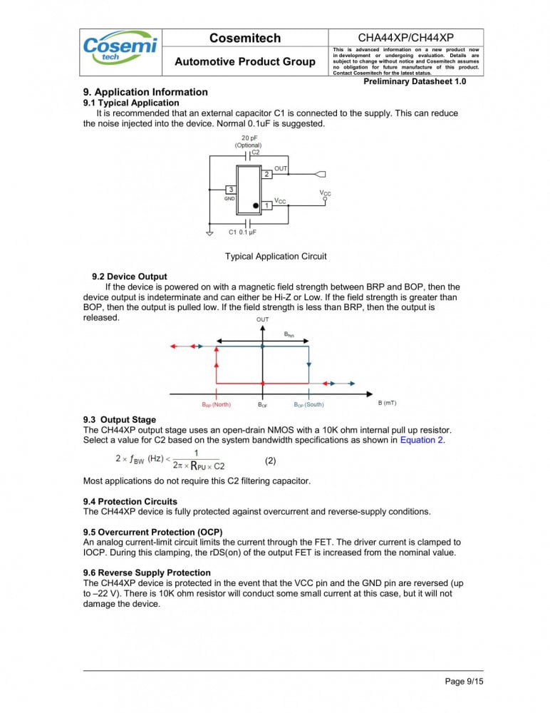 CH441PSR datasheet page 9