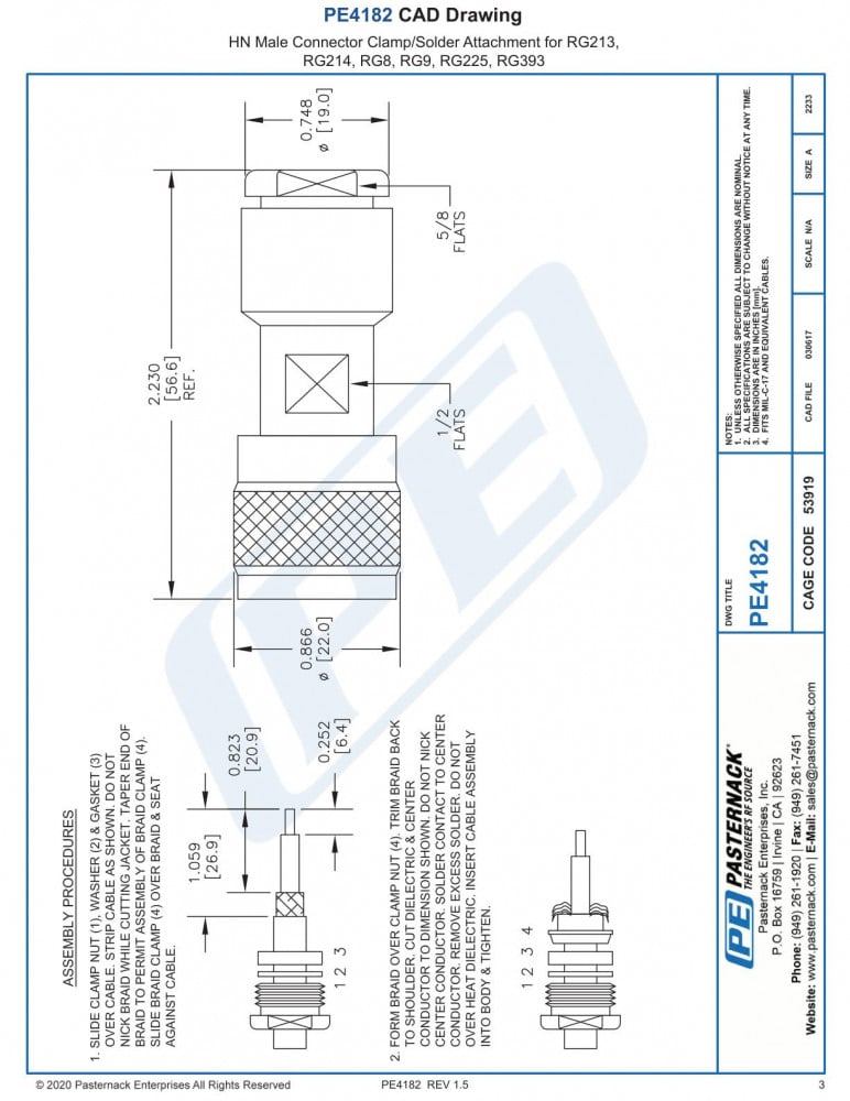 PE4182 datasheet page 3