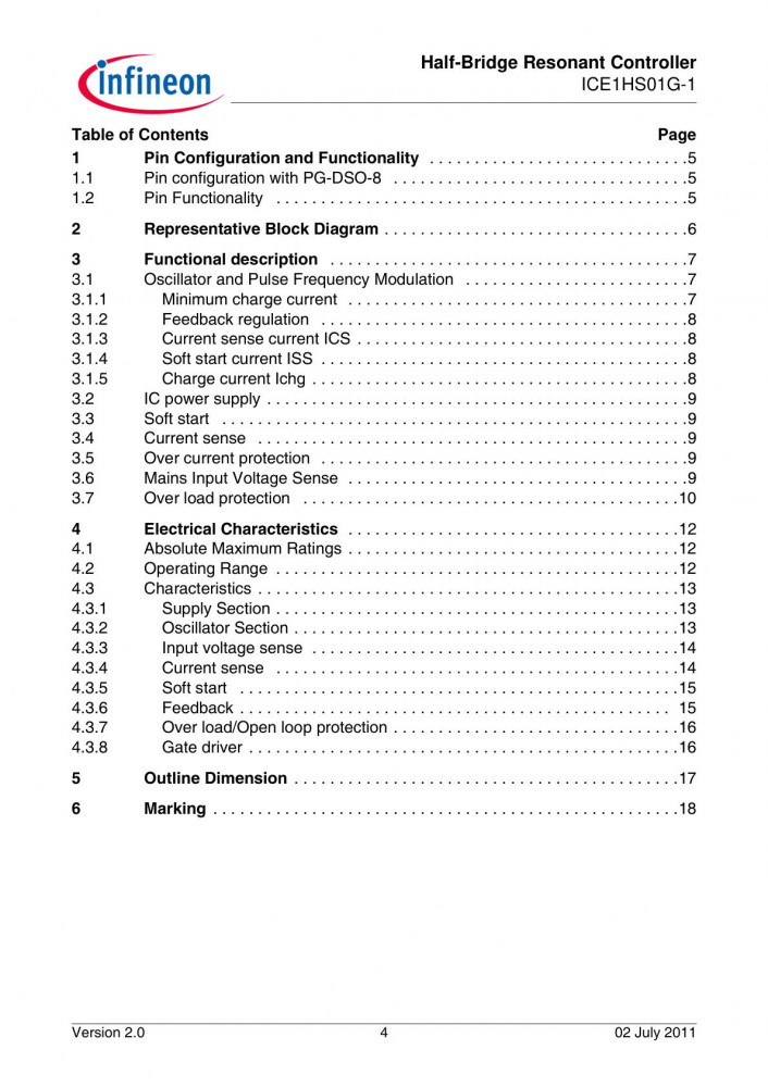 ICE1HS01G1XUMA1 datasheet page 4