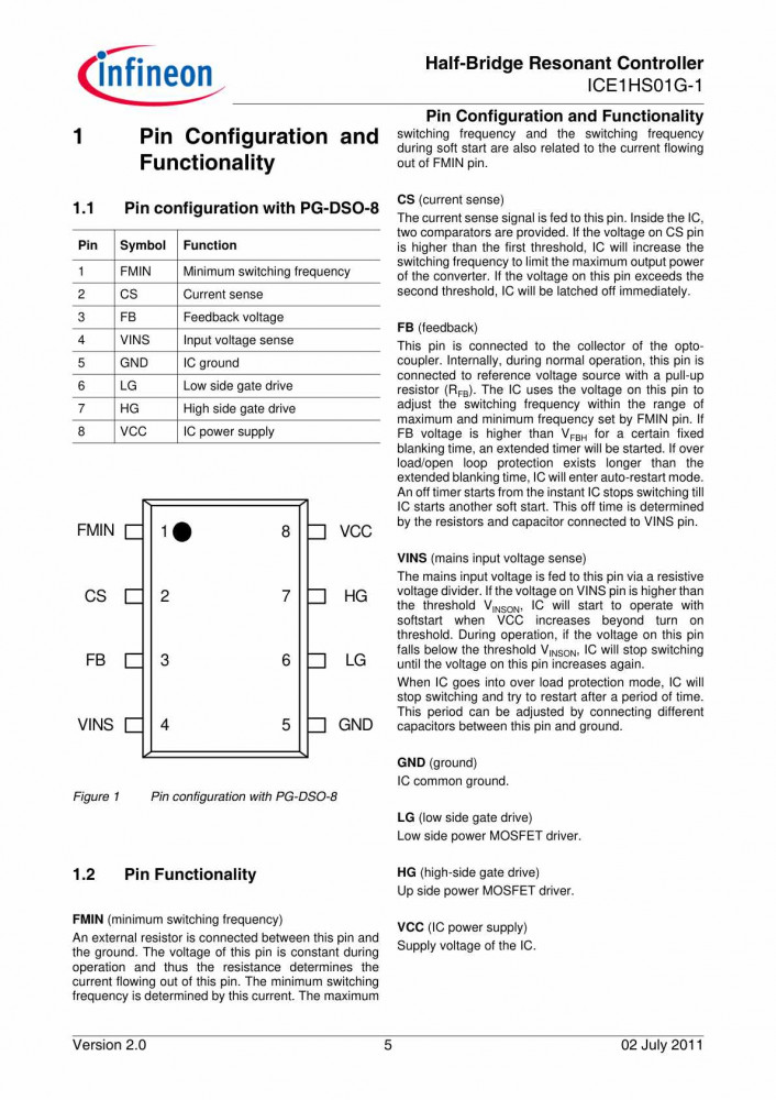 ICE1HS01G1XUMA1 datasheet page 5