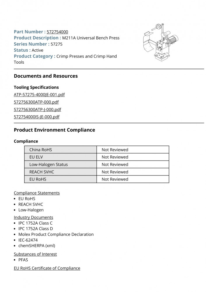 M211A Universal Bench Press technical document preview, page 1