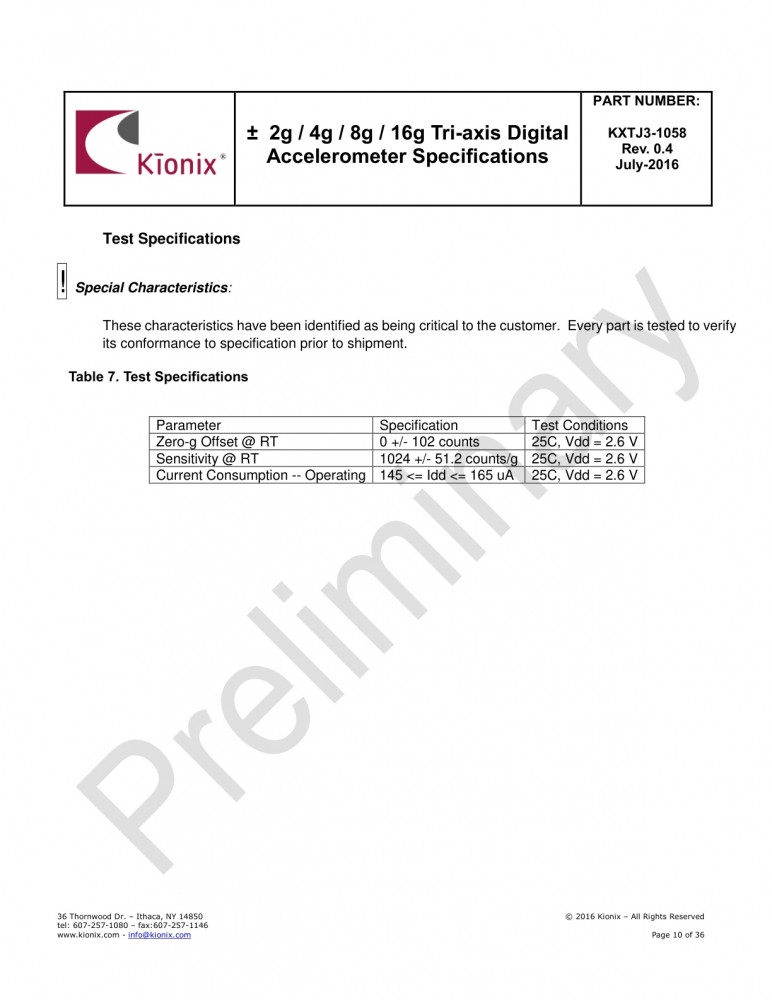 KXTJ3-1058-01 technical document page 10