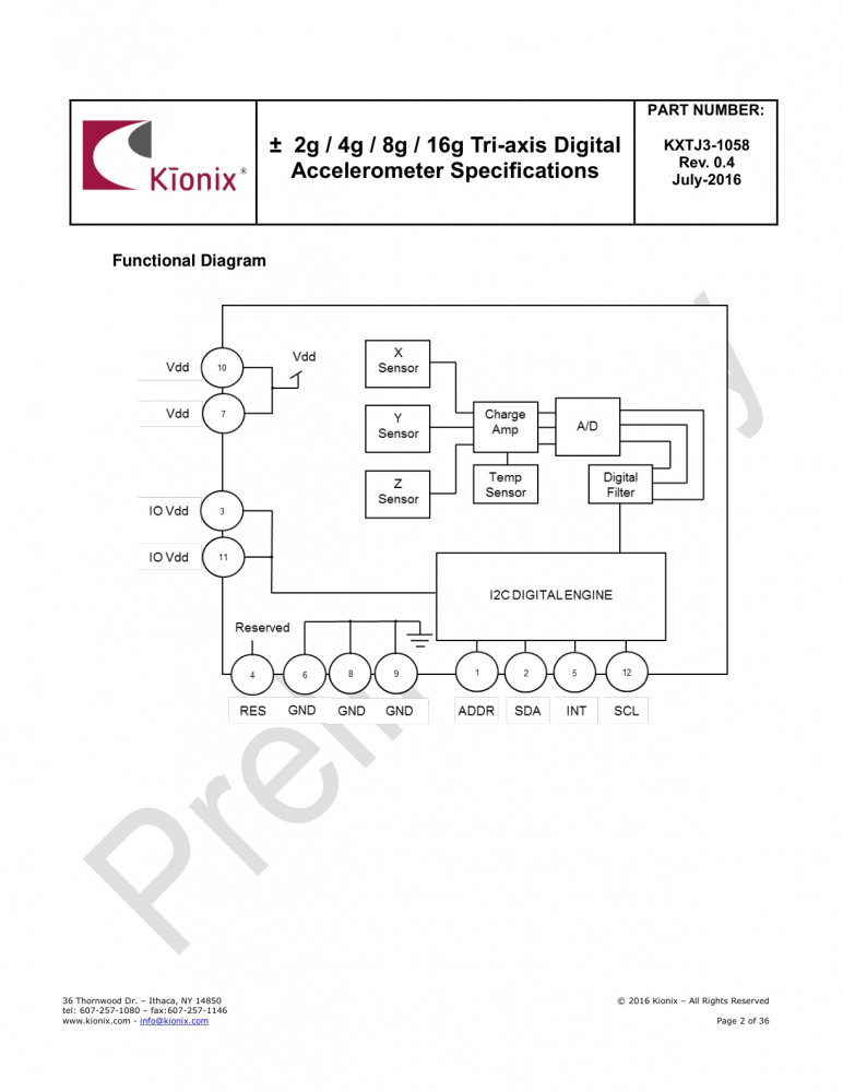 KXTJ3-1058-01 technical document page 2