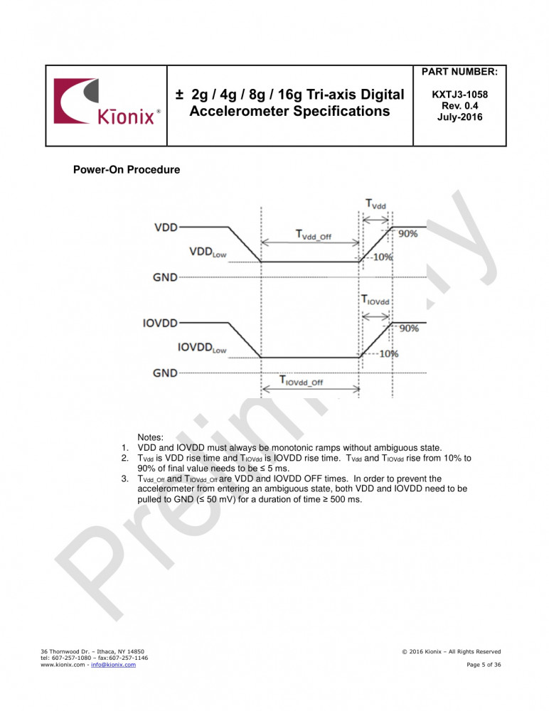 KXTJ3-1058-01 technical document page 5