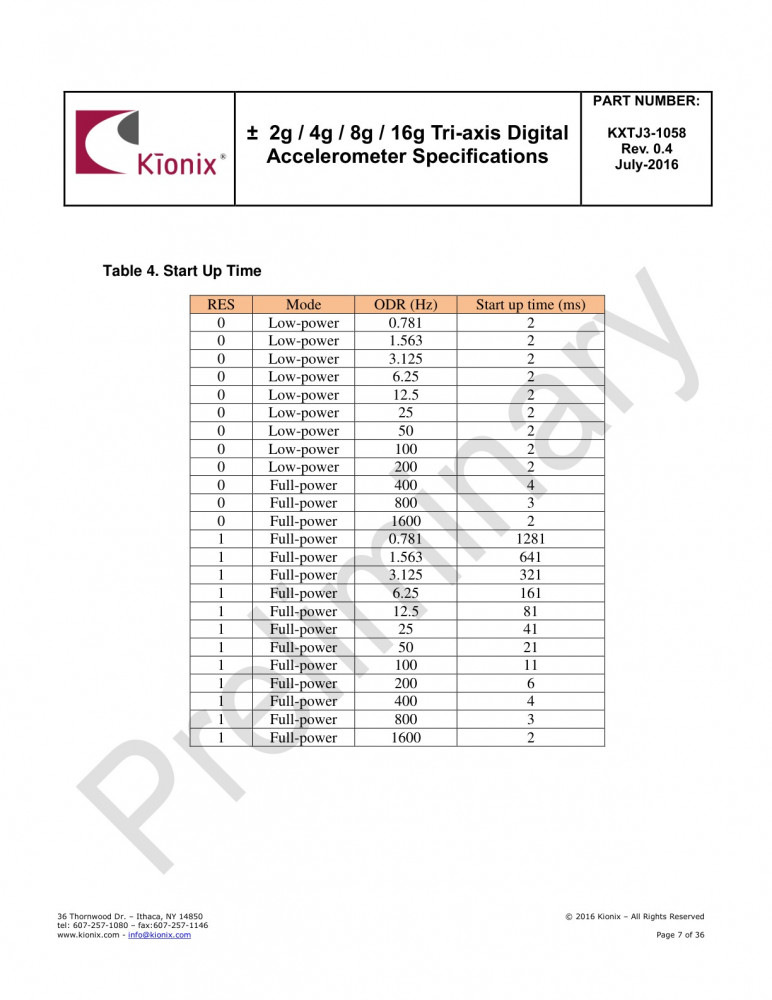 KXTJ3-1058-01 technical document page 7