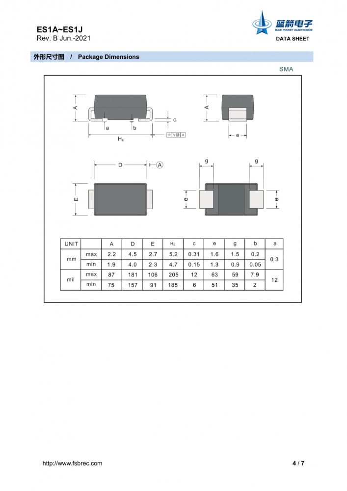 ES1D datasheet page 4