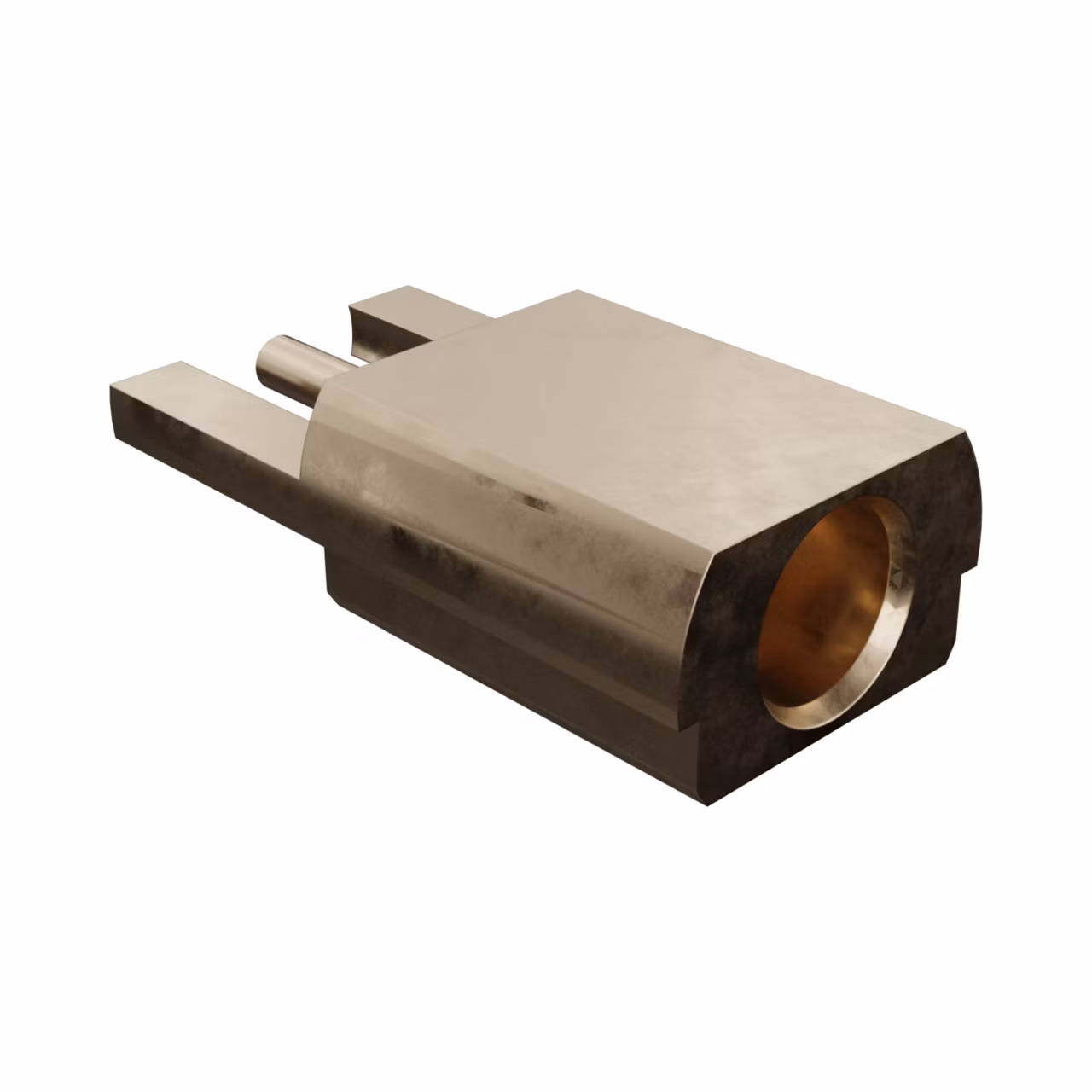 SSMCX Jack, Straight, PCB Receptacle, Edge Mount, Beryllium Copper Body, Gold (Au) Plated, Non-Magnetic, Tape and Reel, 50 Ohms for sale