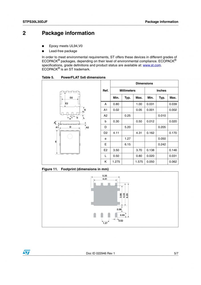 STPS30L30DJF-TR datasheet page 5