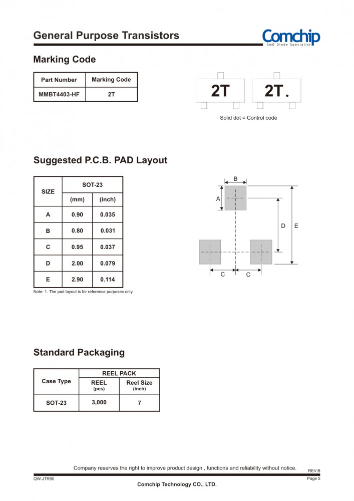 MMBT4403-HF datasheet page 5