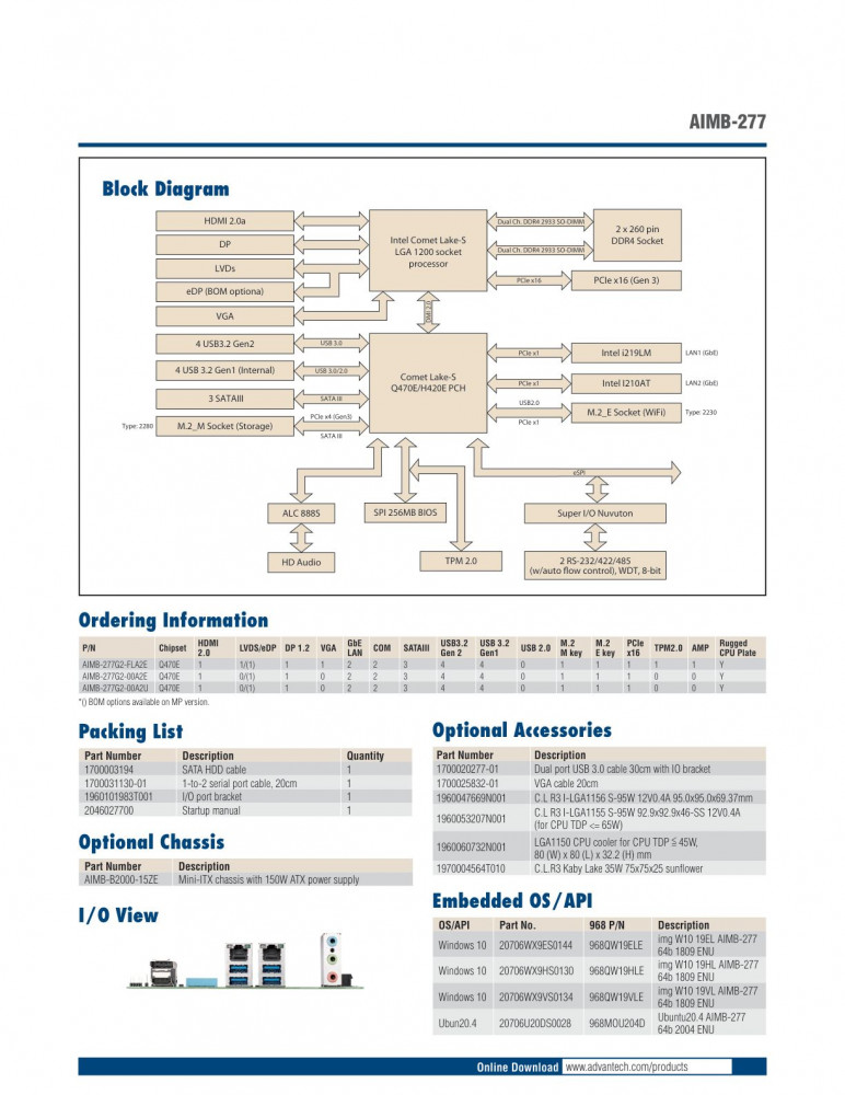 AIMB-277 technical document page 2