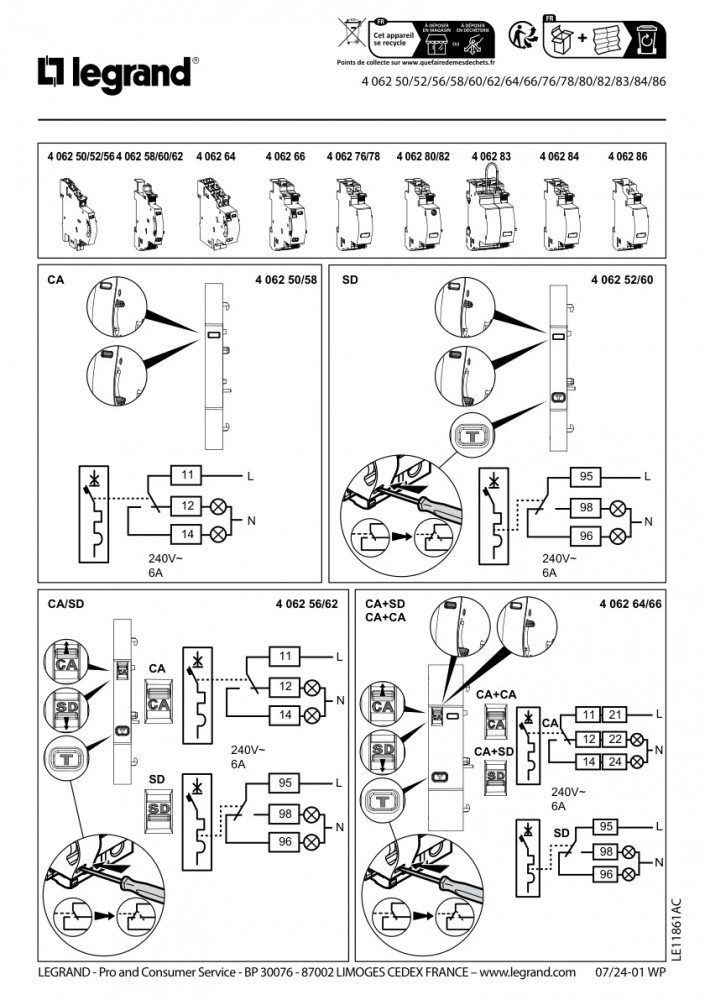 Legrand 406264 documentation page 1