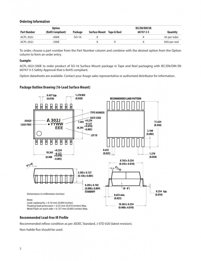ACPL-302J datasheet page 2