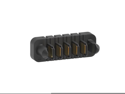 EXTreme Ten60Power Vertical Receptacle with Guides, 2 Split Power Circuits