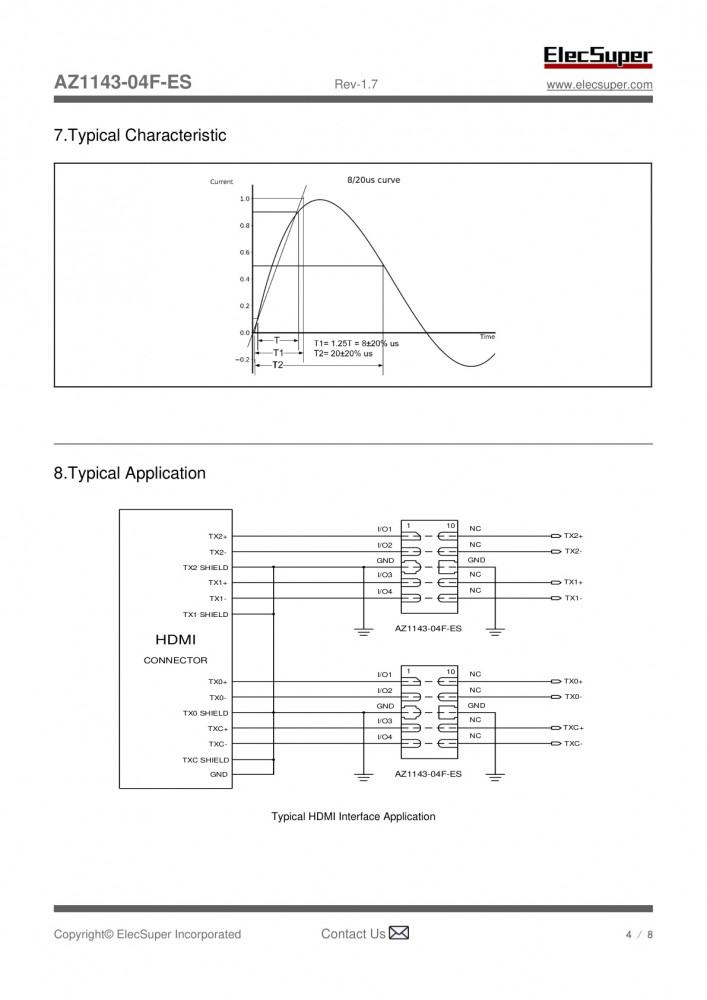 AZ1143-04F-ES datasheet page 4