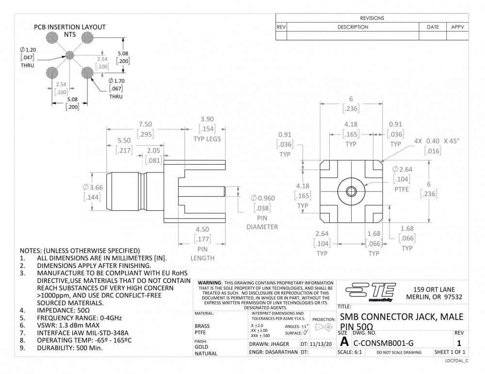 CONSMB001-G technical document preview