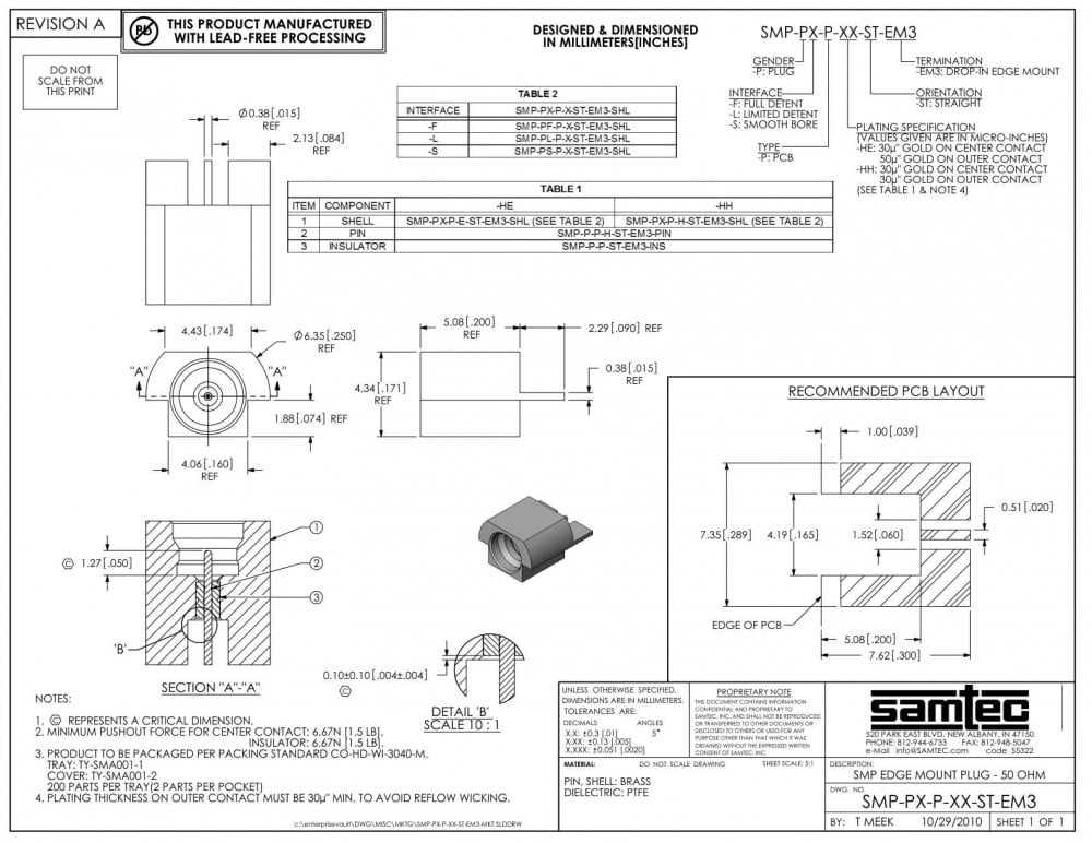 Samtec SMP-PS-P-HE-ST-EM3 product drawing