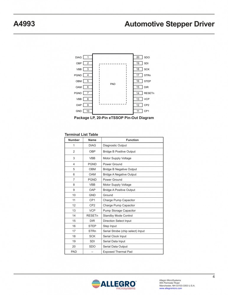 A4993 datasheet page 4